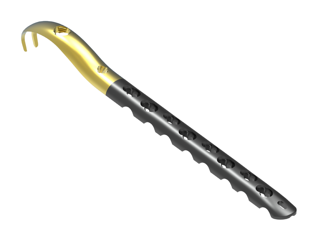 POLY AX PROXIMAL FEMUR LOCKING PLATE WITH HOOK – Ace Osteomedica